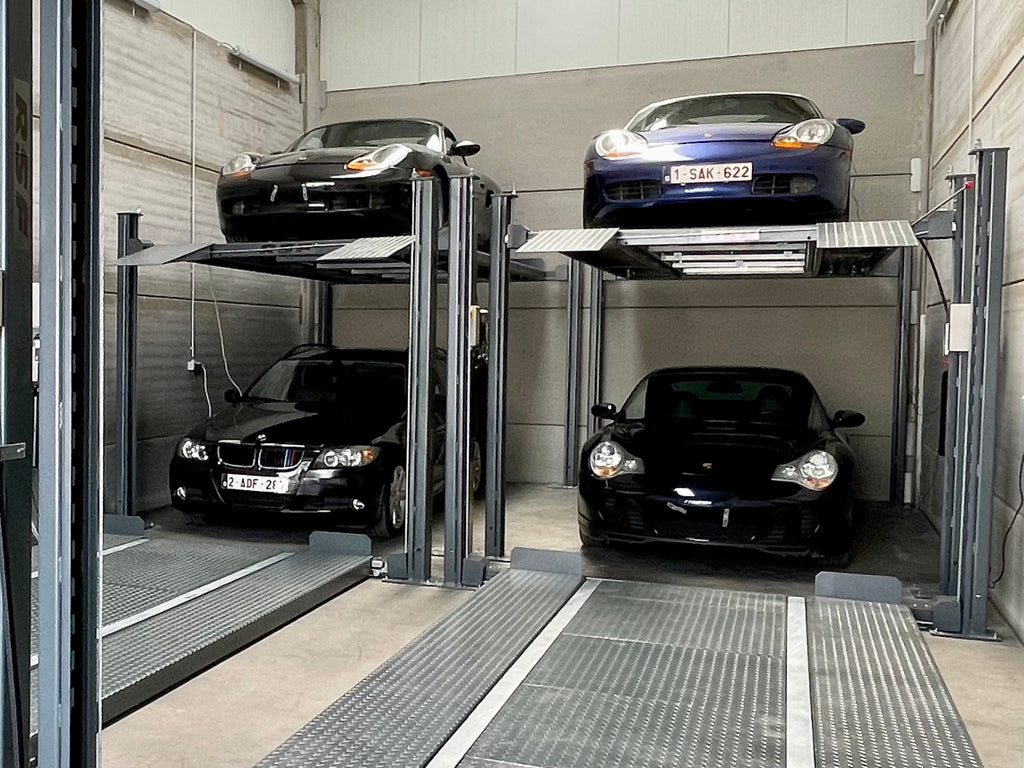 4 koloms parkeerbrug 3,7 T - XL - HOGER, LANGER, BREDER – RSF car lifts